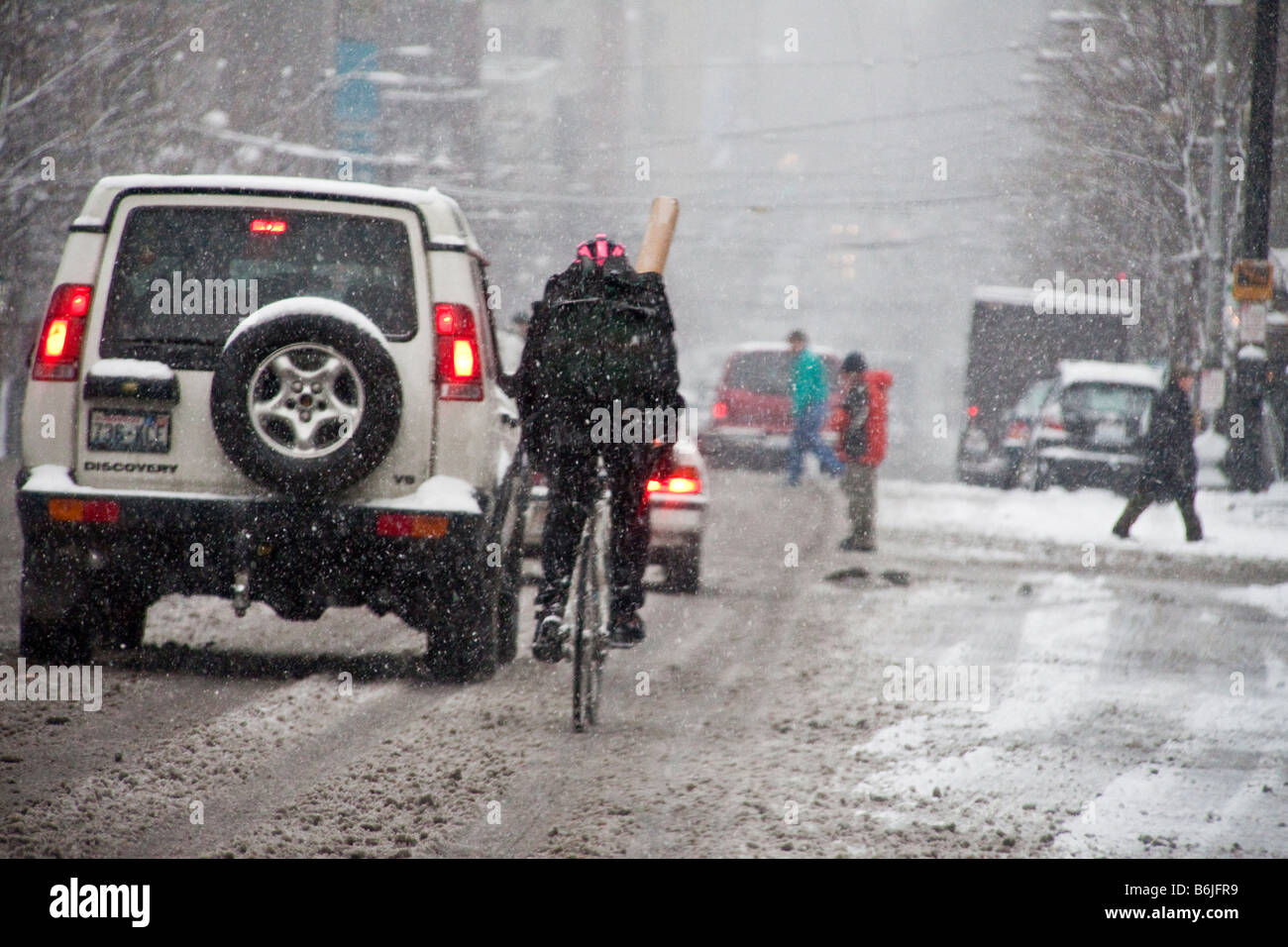 Messenger boy and bike hi-res stock photography and images - Alamy