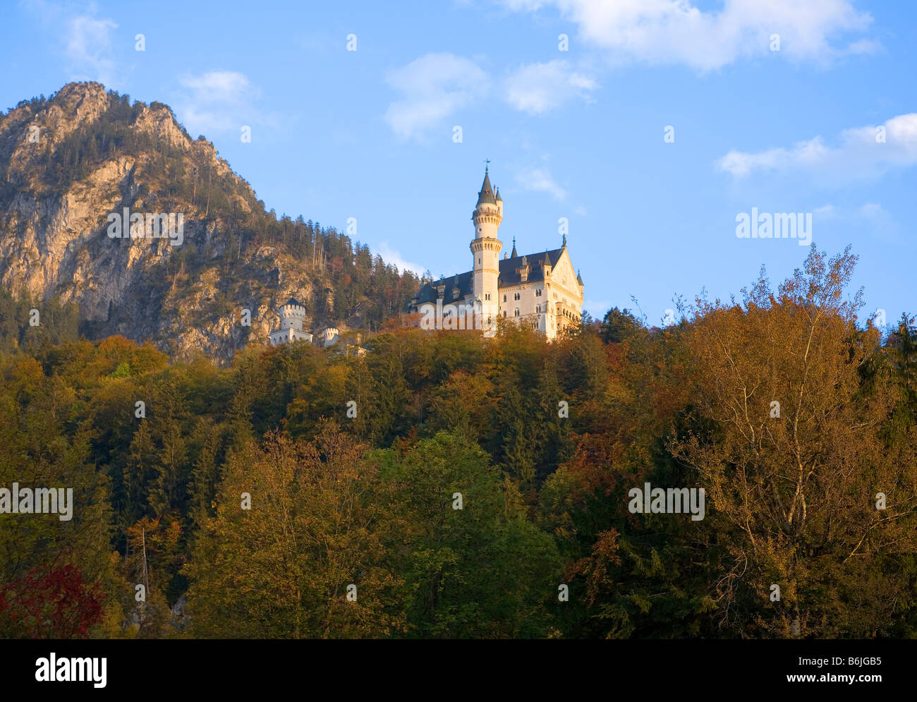 Neuschwanstein Castle at fall Bavaria Germany Stock Photo - Alamy