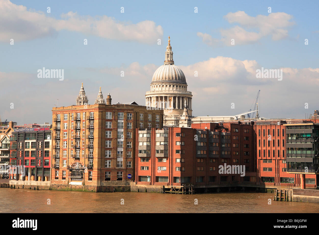 View from Southwark Bridge to St. Paul's Cathedral Stock Photo - Alamy
