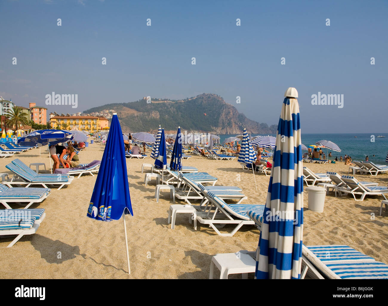 Turkish Riviera Cleopatra Beach Alanya Stock Photo - Alamy