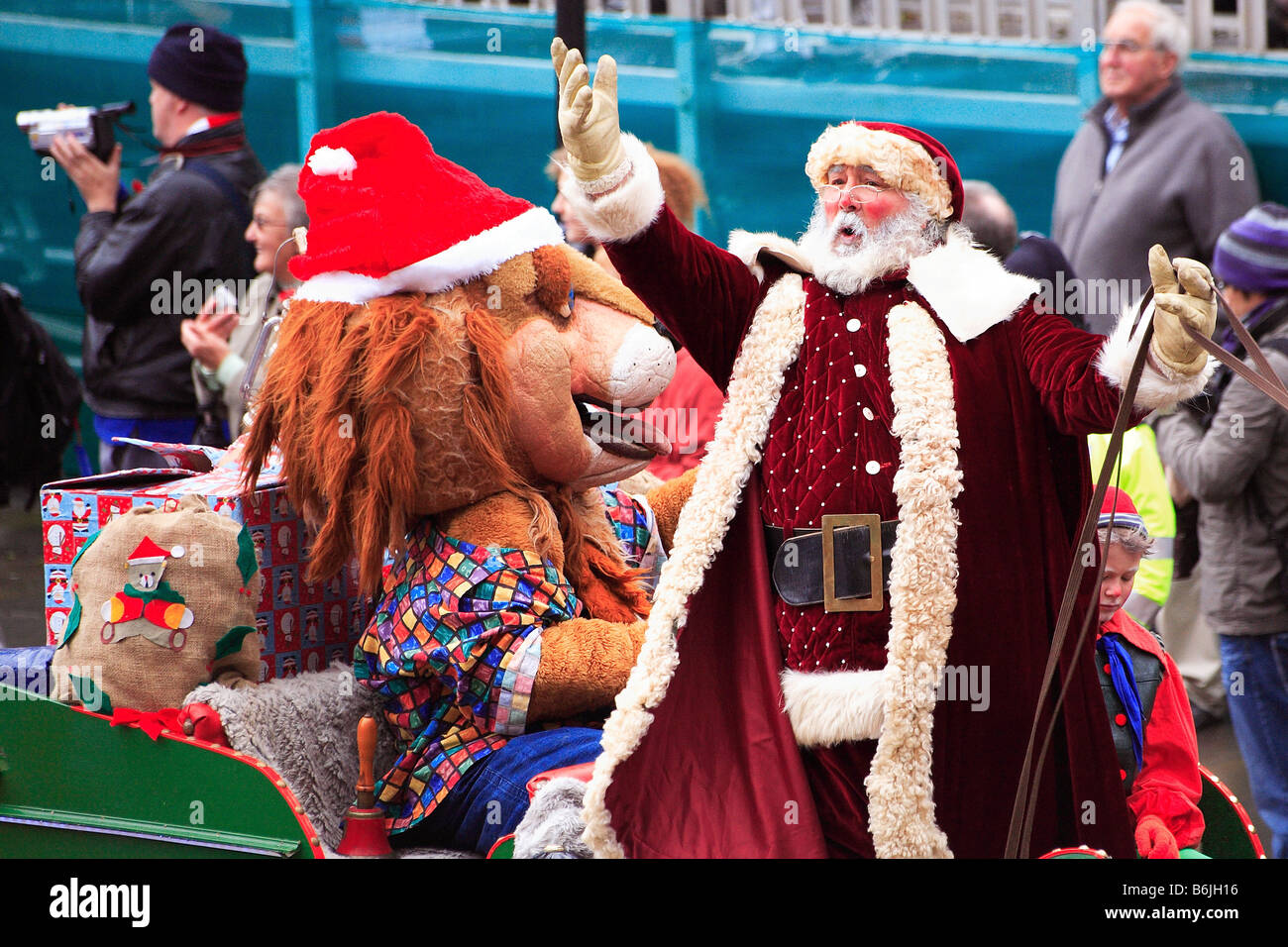 Father Christmas at Lord Mayor's Show City of London England United ...