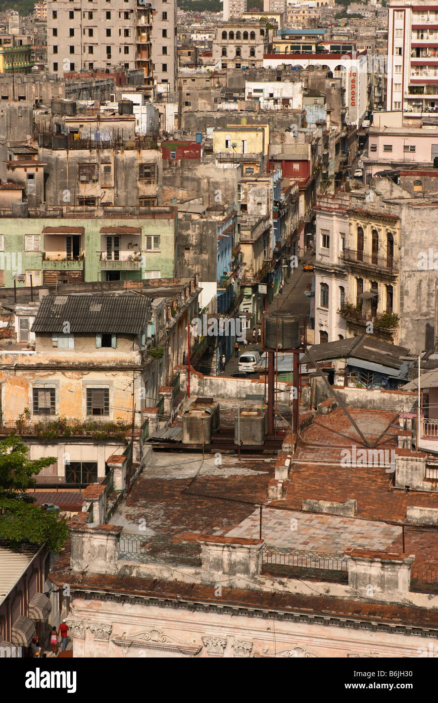 Cuban rooftops, havana skyline, cuba Stock Photo - Alamy