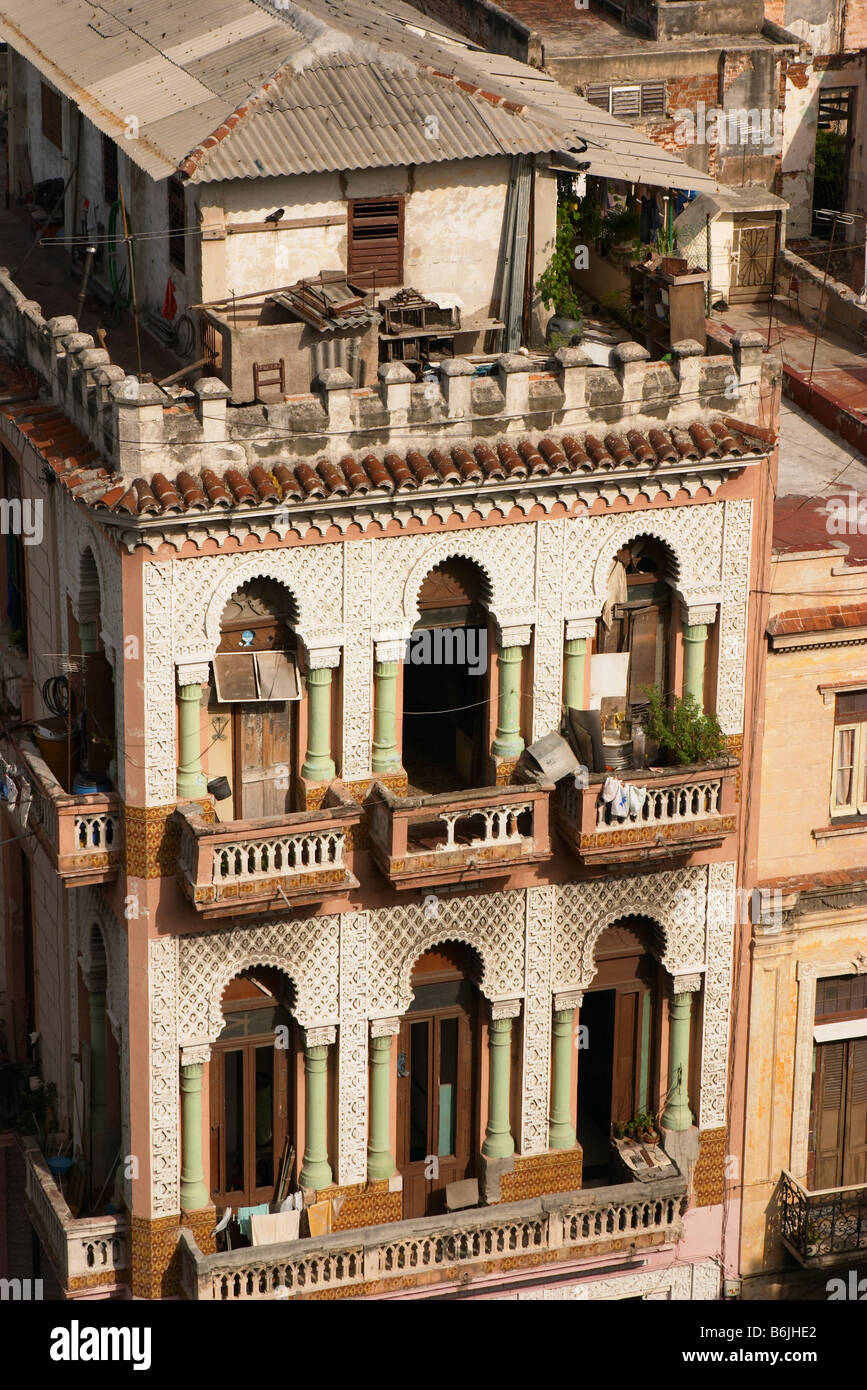 Looking down on a cuban building, architecture, havana, cuba Stock ...