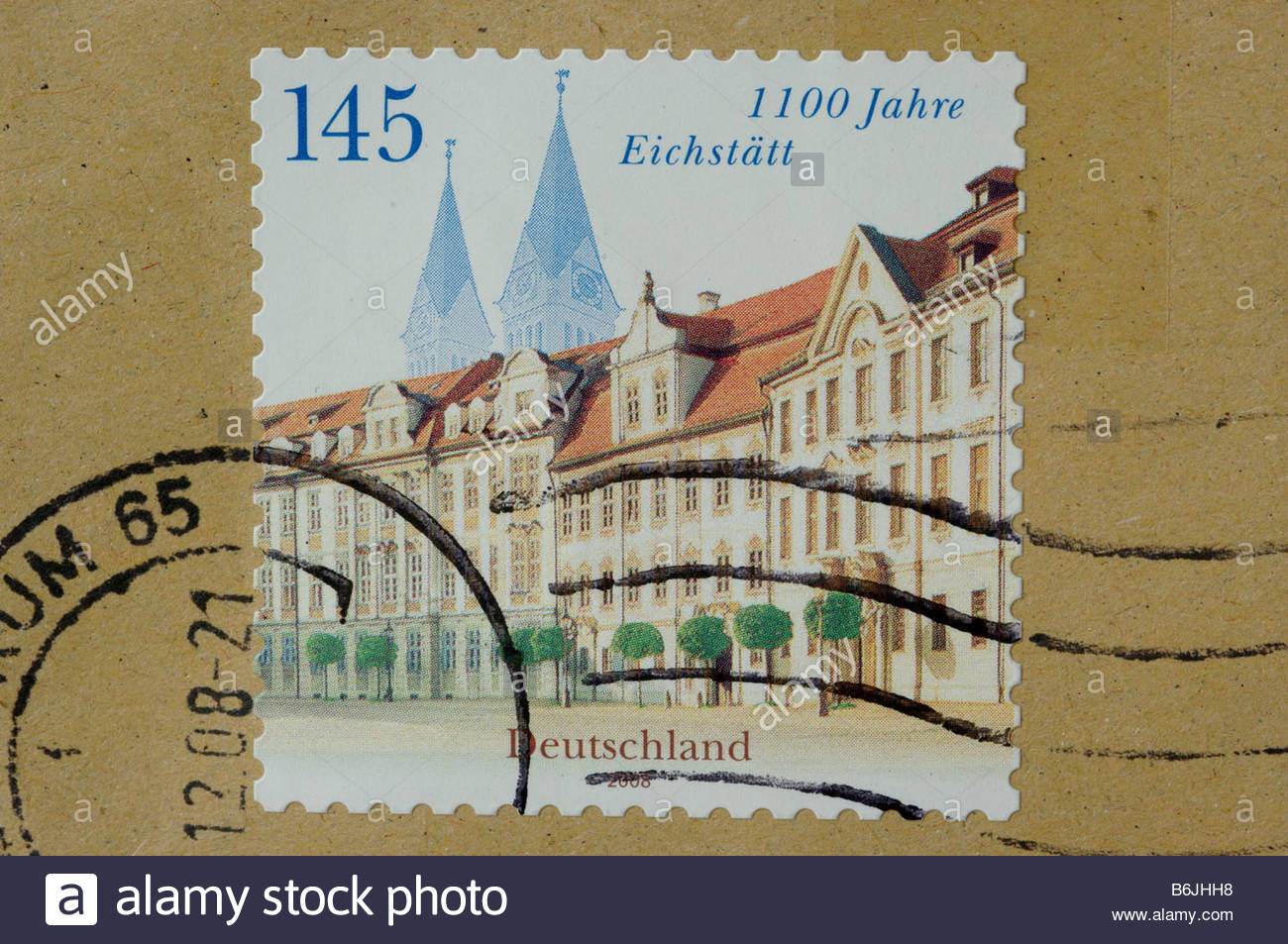 Postage On Letter From Germany Stock Photos & Postage On Letter From ...