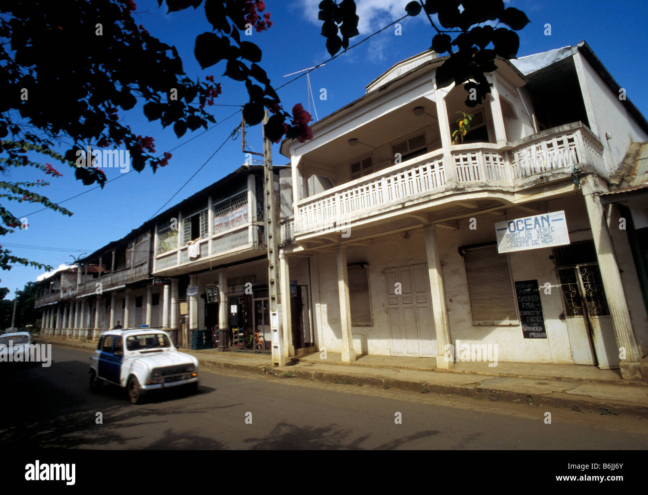 Africa, Madagascar, Hell Ville on Nosy Be. Once a nice French colonial ...