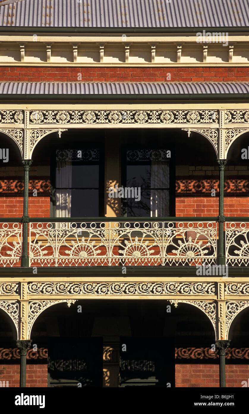 Lacework, terrace house, Australia Stock Photo - Alamy