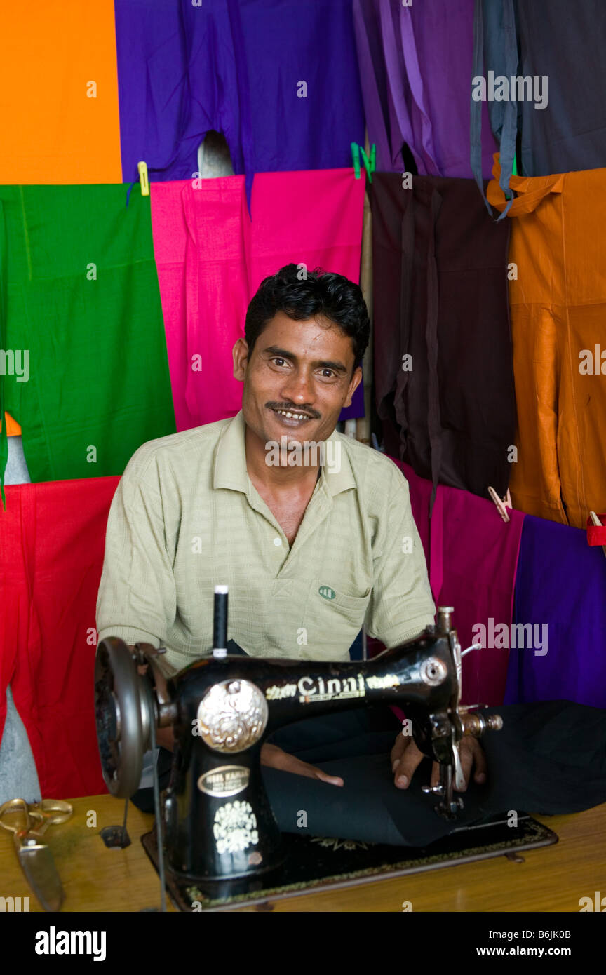 INDIA, Goa, Anjuna: Indian Tailor (MR Stock Photo - Alamy