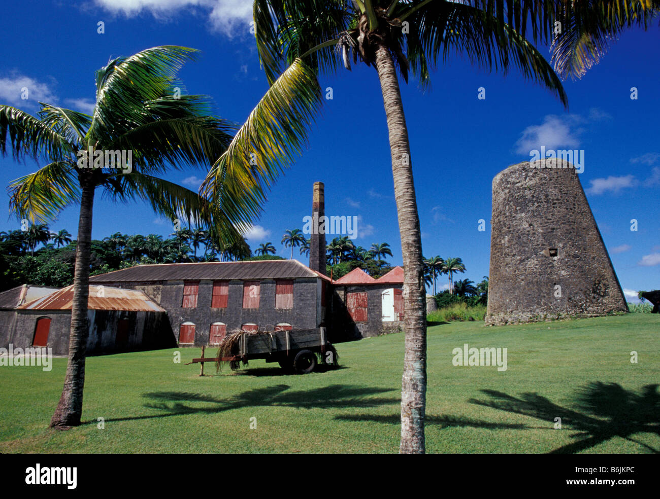 Caribbean, Barbados St. Nicholas Abbey Sugar Mill, St. Peter Parish ...