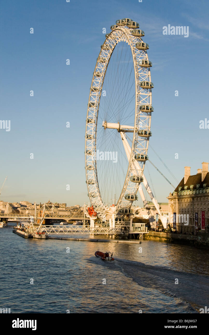 The London Eye on the Southbank, London, England, UK Stock Photo - Alamy