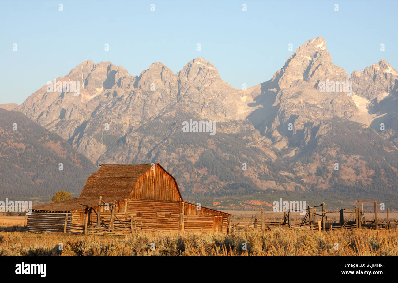 Moulton Barn, Mormon Row Historic District, Grand Teton National Park ...