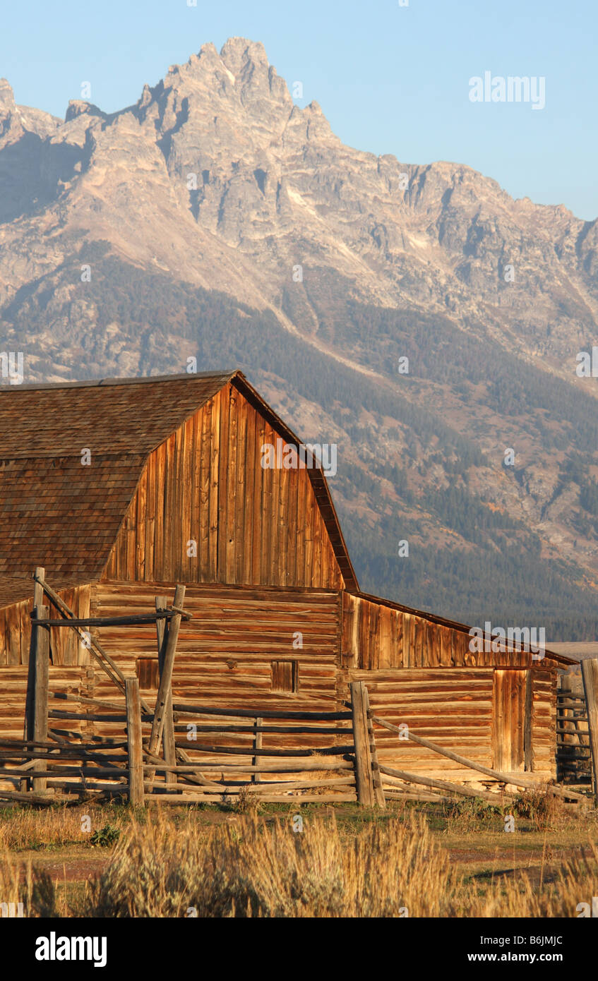 Moulton Barn, Mormon Row Historic District, Grand Teton National Park ...