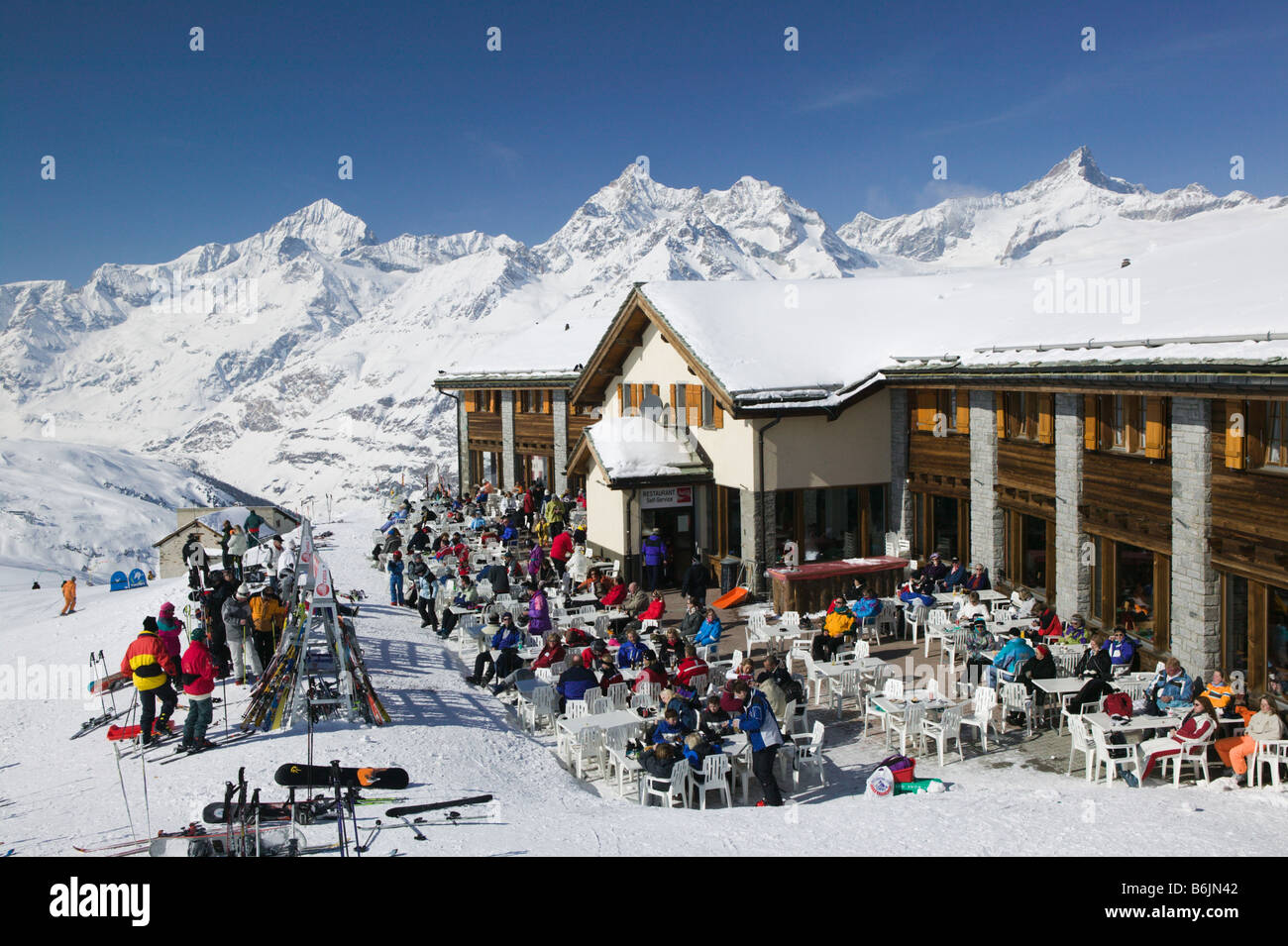 SWITZERLAND, Wallis/Valais, ZERMATT: Riffelberg (el. 2582 meters ...