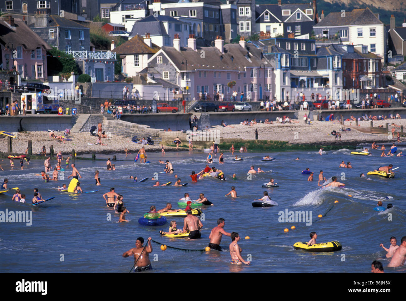 Swim lyme regis hi-res stock photography and images - Alamy