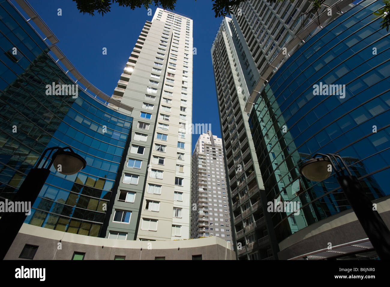 High rise apartment buildings in Buenos Aires Stock Photo - Alamy