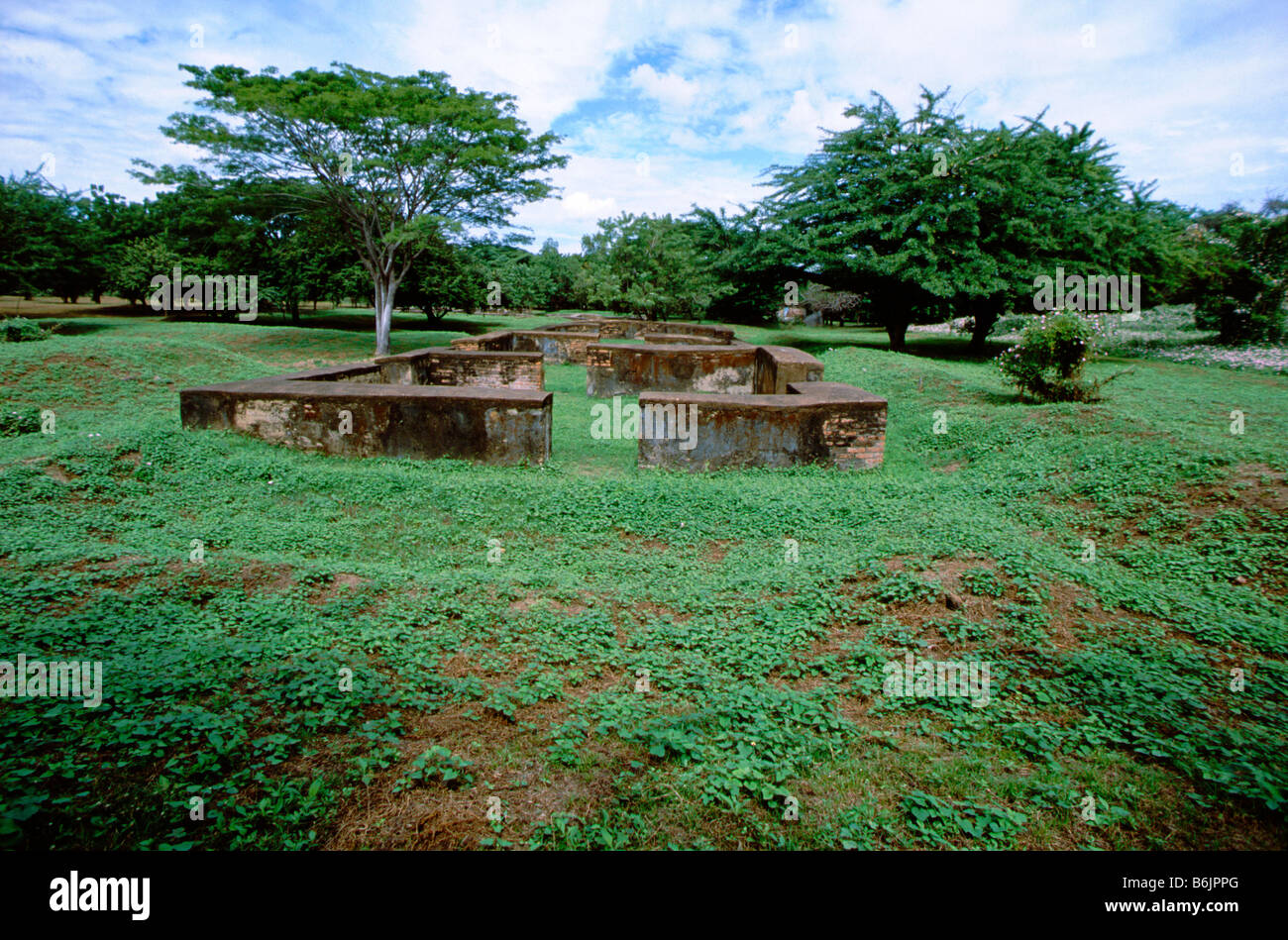 Central America, Nicaragua, Leon Viejo. Ruins of old city, c. 1524-1610 ...