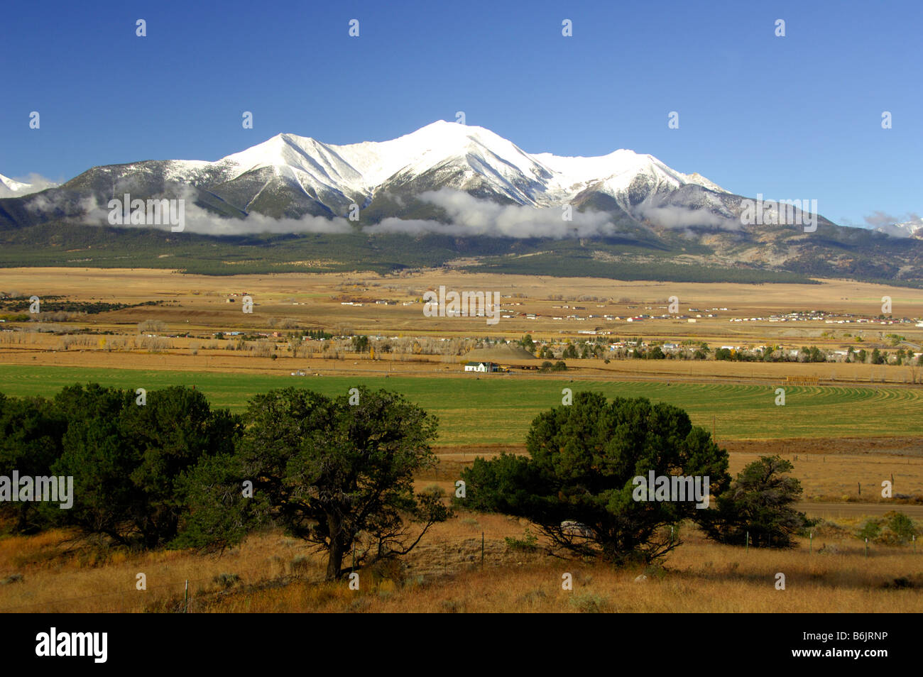 Colorado, Sawatch Mountains including the Collegiate Peaks. The ...