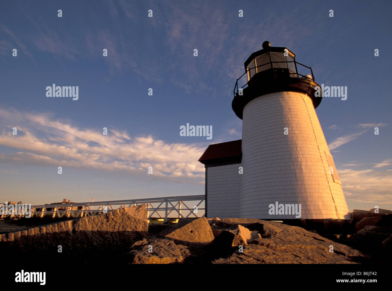 NA, USA, Massachusetts, Nantucket Island, Nantucket Town. Brant Point ...