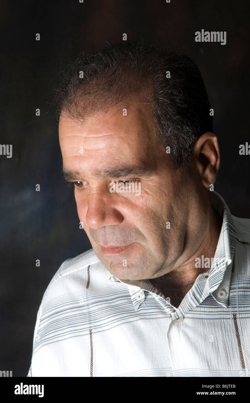 Portrait of a man thinking Stock Photo - Alamy