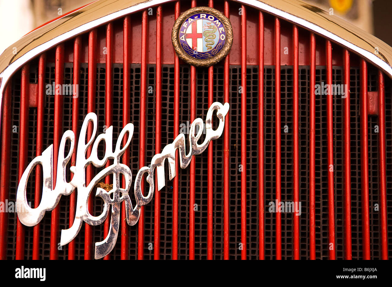 Alfa Romeo classic car Stock Photo - Alamy