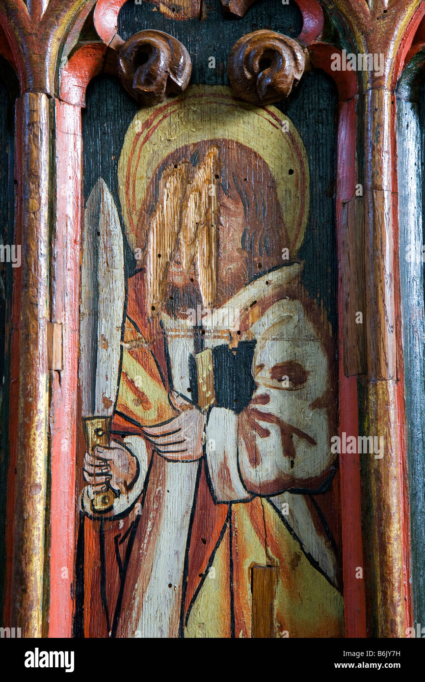 England, Devon, Dartmoor National Park, Manaton. 15th Century St ...