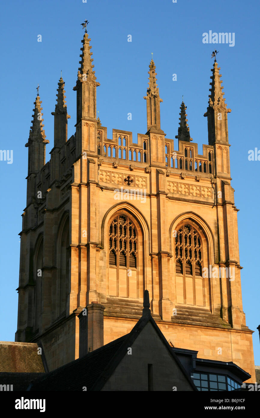 UK, England, Oxford. The Chapel of Merton College in Oxford Stock Photo ...