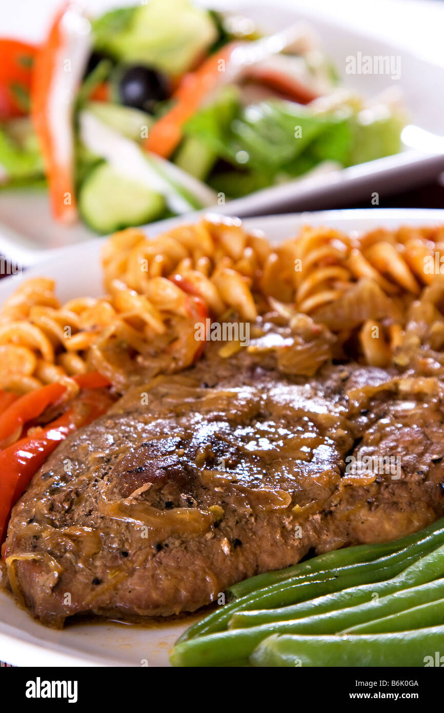 Lamb steak closeup Stock Photo - Alamy