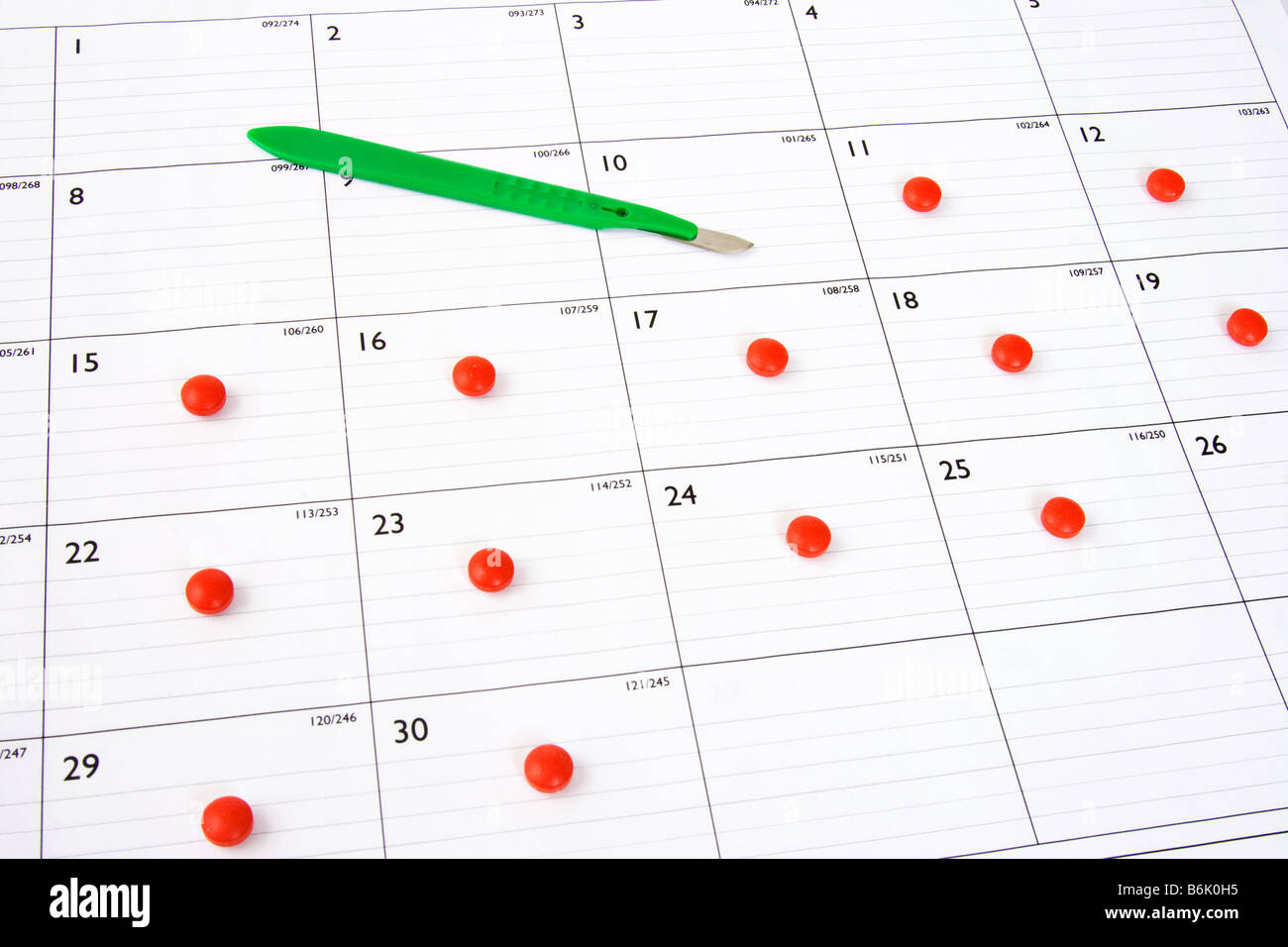 Medication calendar hi-res stock photography and images - Alamy