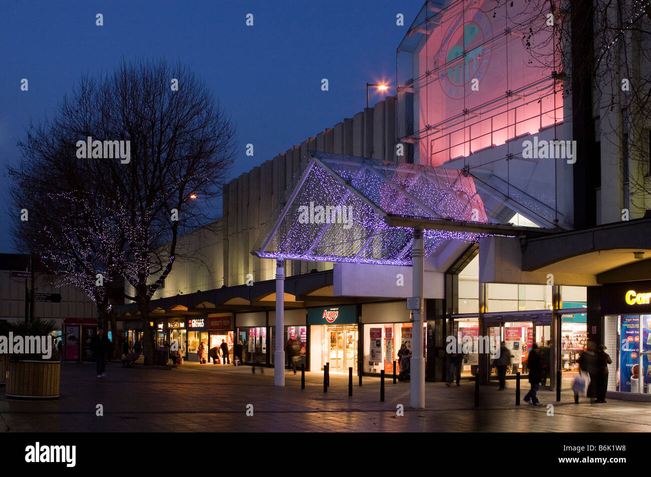 UK England Cheshire Stockport Christmas Merseyway Shopping Centre ...