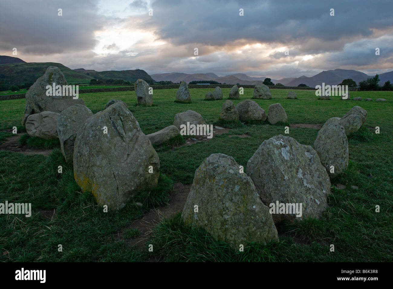 Keswick Castlerigg Stone Circle 38 stones built around 3000 BC ...