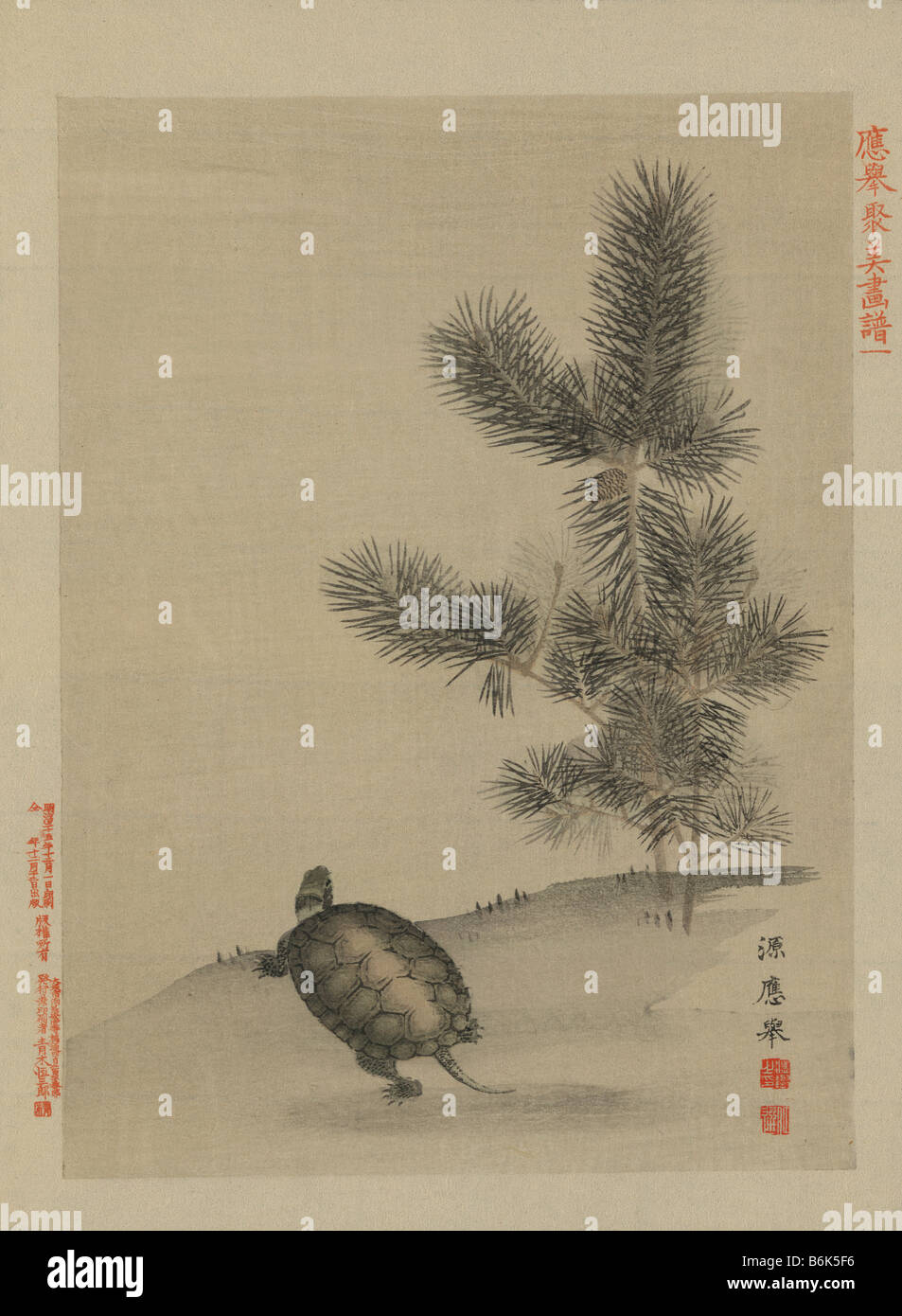 Japanese turtle art hi-res stock photography and images - Alamy