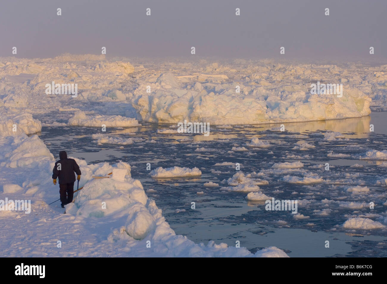 inupiaq subsistence whaler observes potentially dangerous ice ...