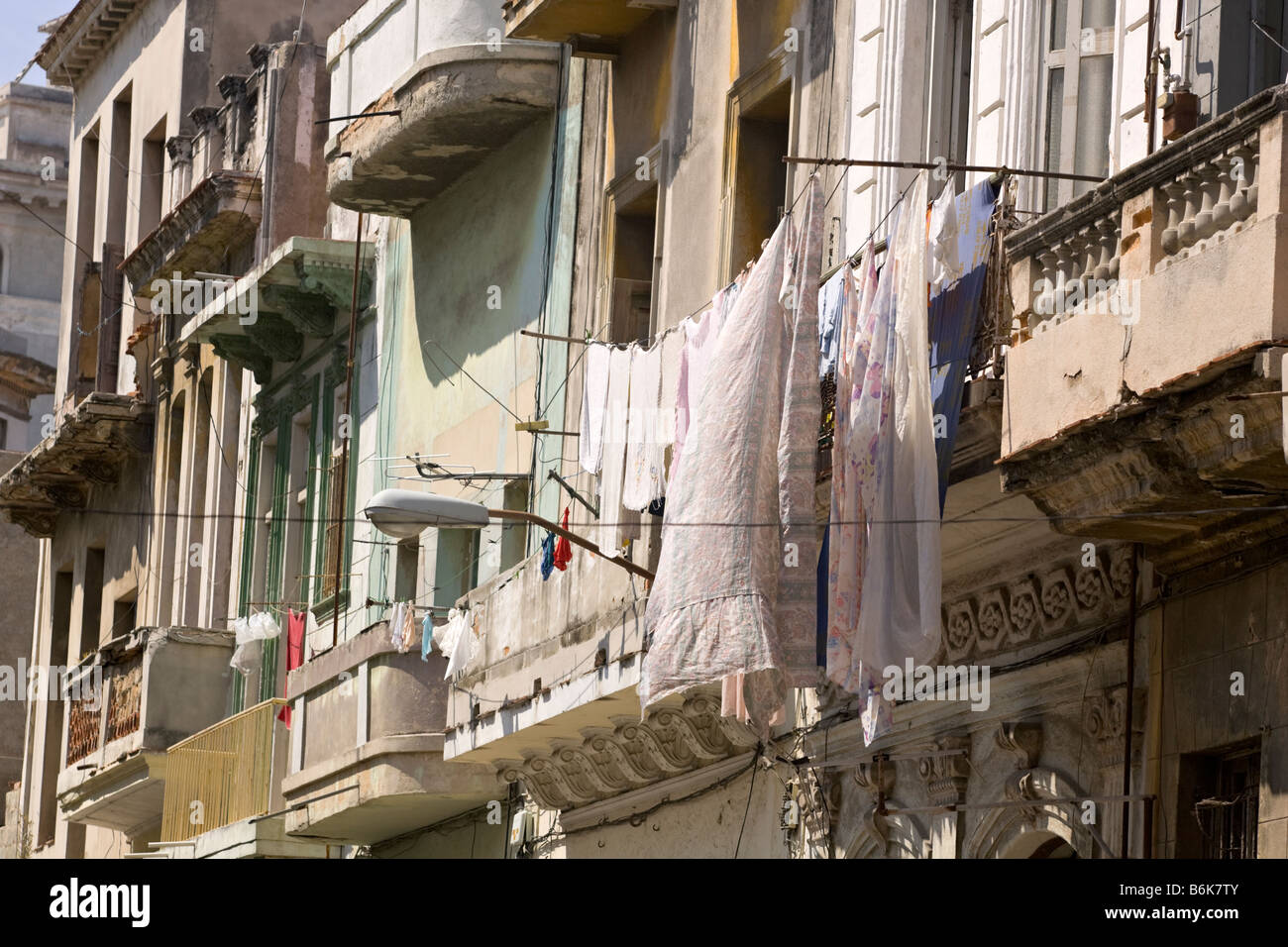 Balcony of an Havana house. Cuba, Caribbean Stock Photo - Alamy