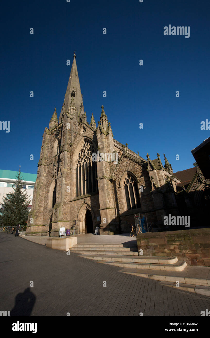 The Bull Ring Shopping Centre St Martins Church High Resolution Stock ...