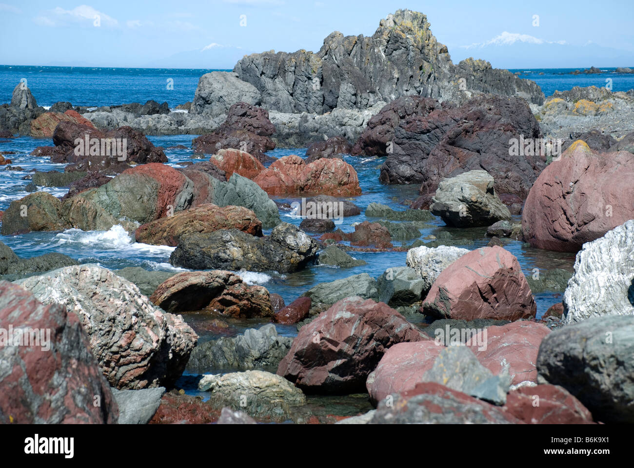 Red rocks in Wellington Stock Photo - Alamy