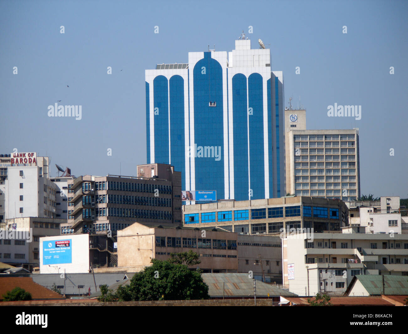 Workers' House with the Sheraton Hotel in the background and a mix of ...