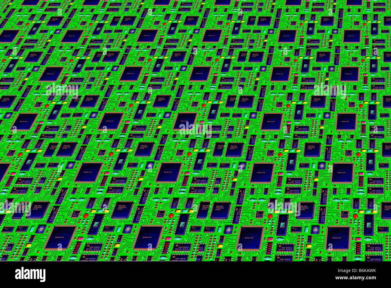 computer chips circuit board pattern Stock Photo - Alamy