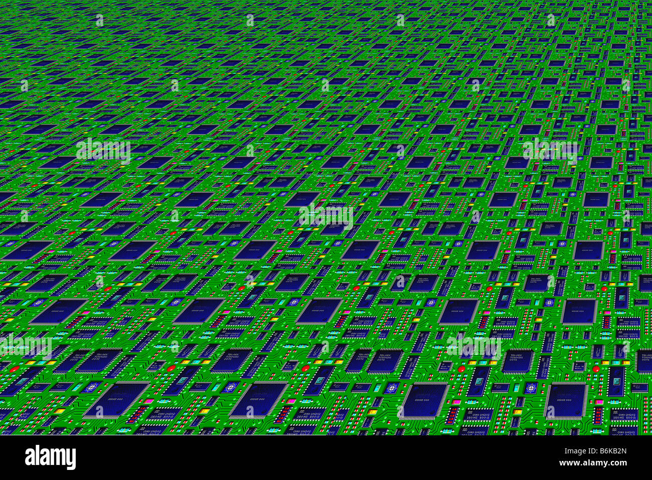computer chips circuit board pattern Stock Photo - Alamy