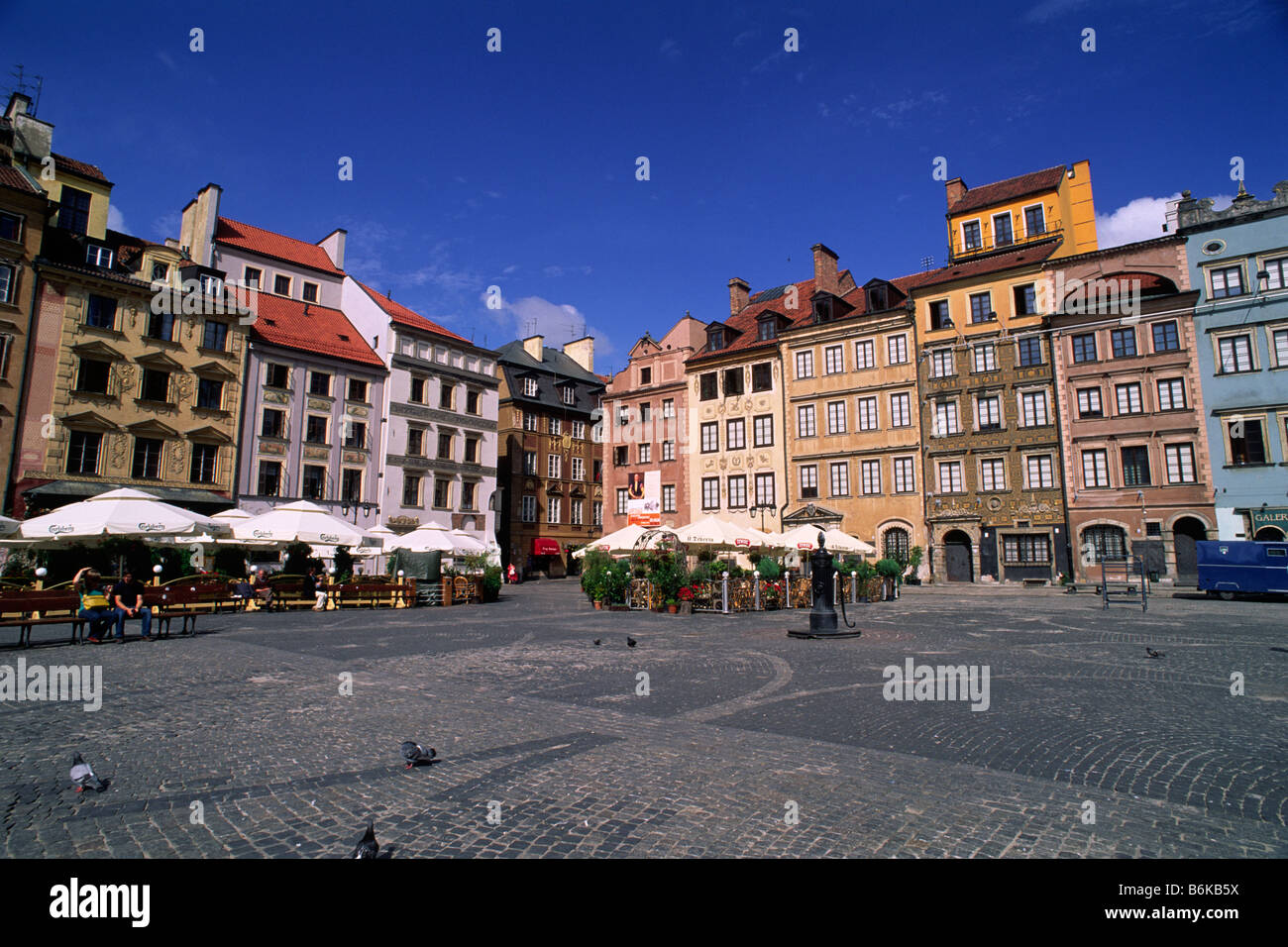 Old town city center view hi-res stock photography and images - Alamy