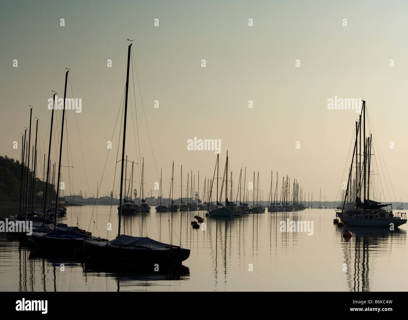 Yachts at Upnor in the Medway, Kent Stock Photo - Alamy