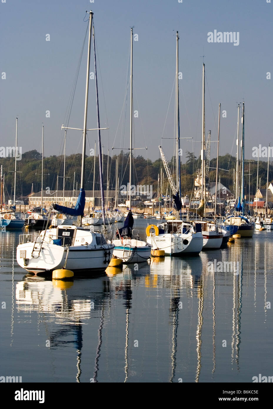 Yacht mast crane hi-res stock photography and images - Alamy