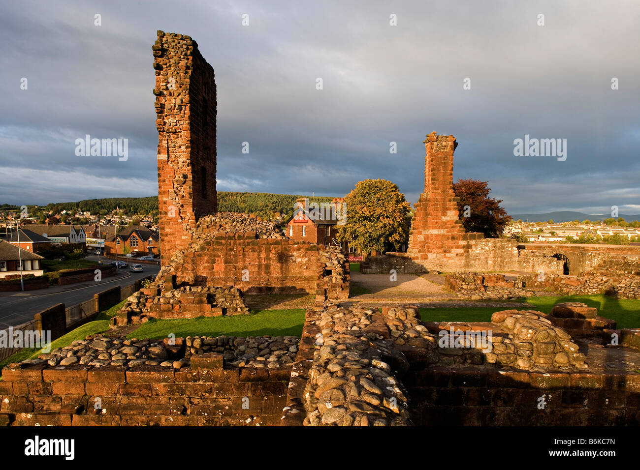 Penrith castle 15th century Lake District Cumbria UK Stock Photo - Alamy