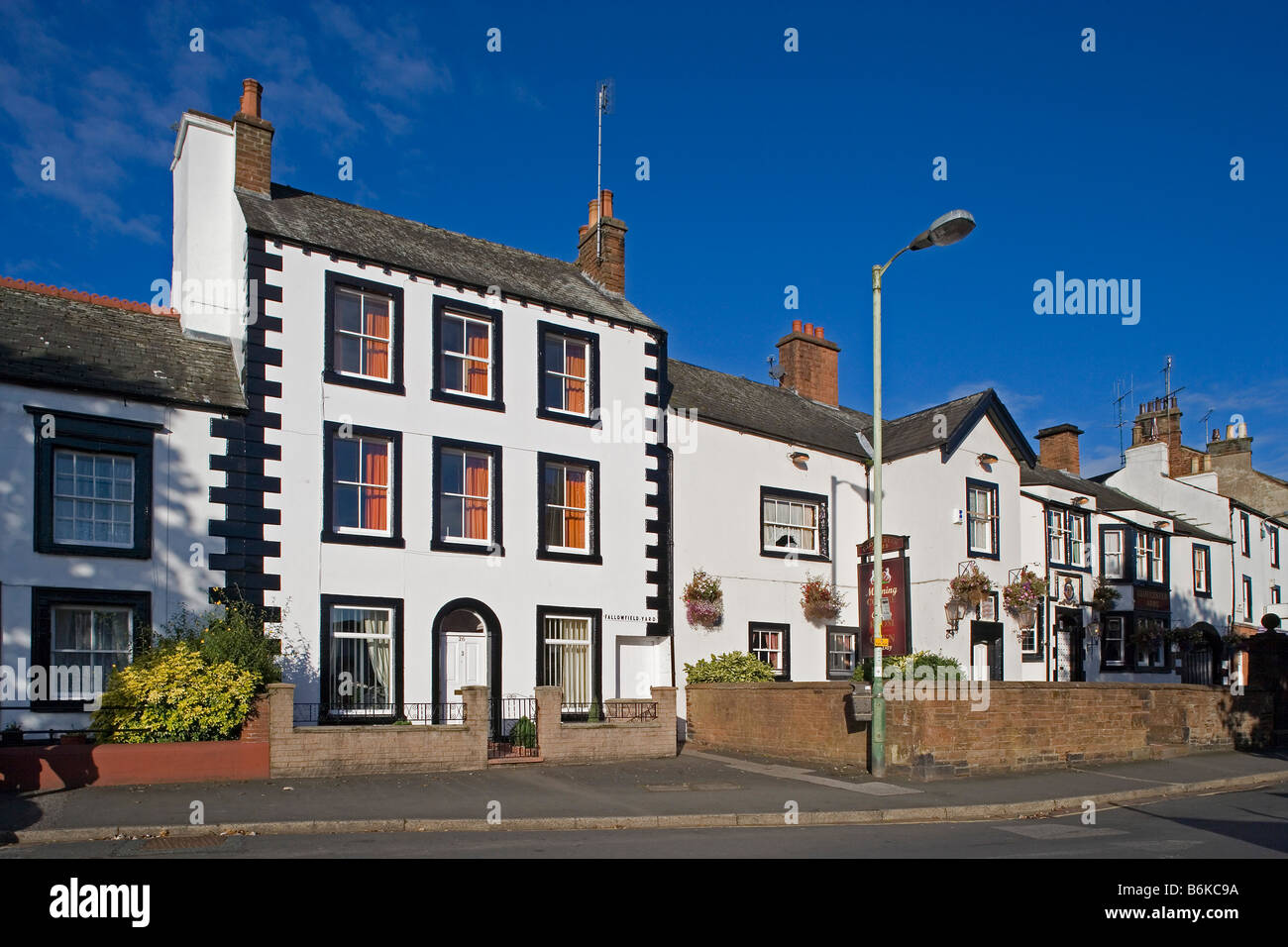 Penrith Fallowfield Yard typical buildings Lake District Cumbria UK ...