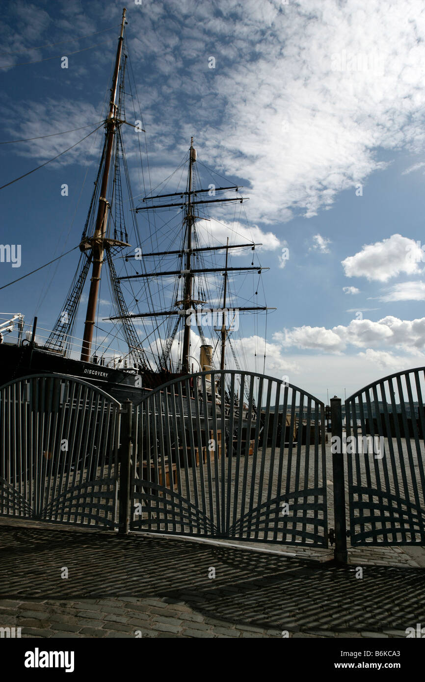 City of Dundee, Scotland. The three masted Royal Research Ship RRS ...