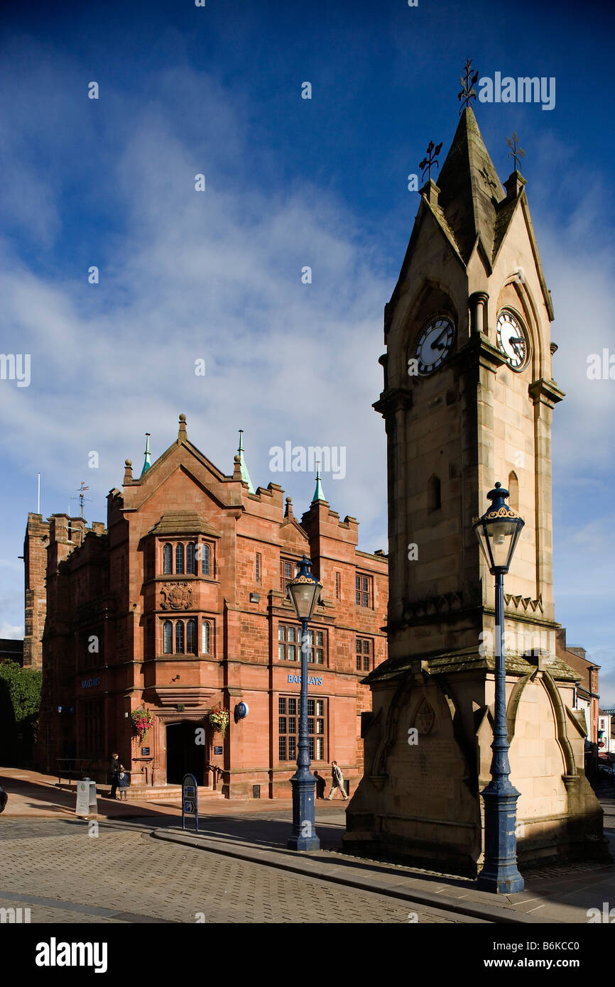 Penrith Clock tower erected 1861 to commemorate Philip Musgrave of ...