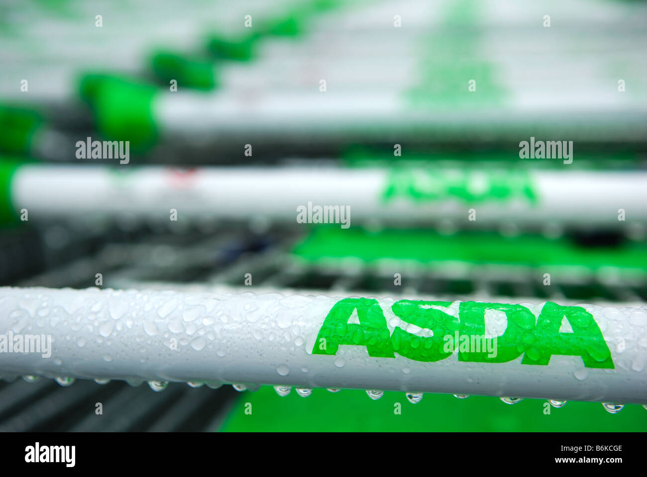 Asda Shopping Trolley Stock Photo - Alamy