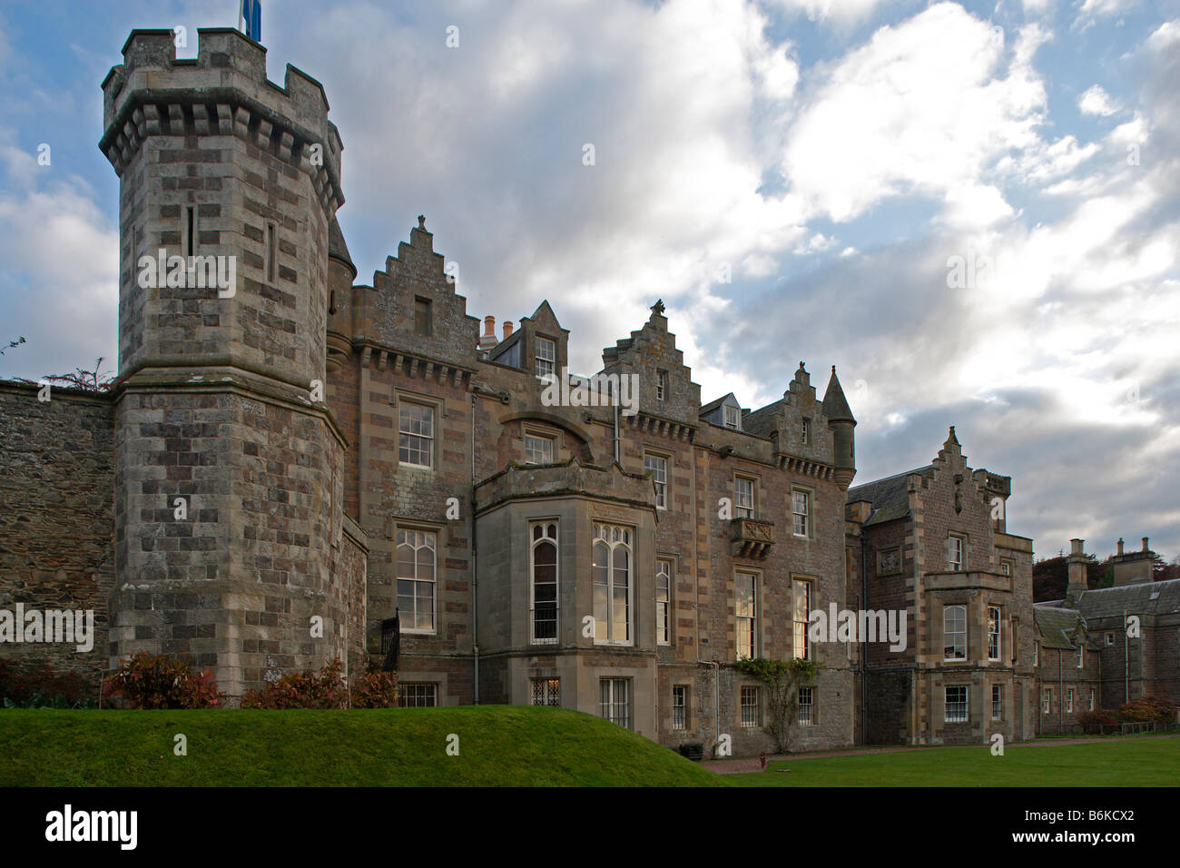 Abbotsford House romanric baronial mansion of Walter Scott by William ...