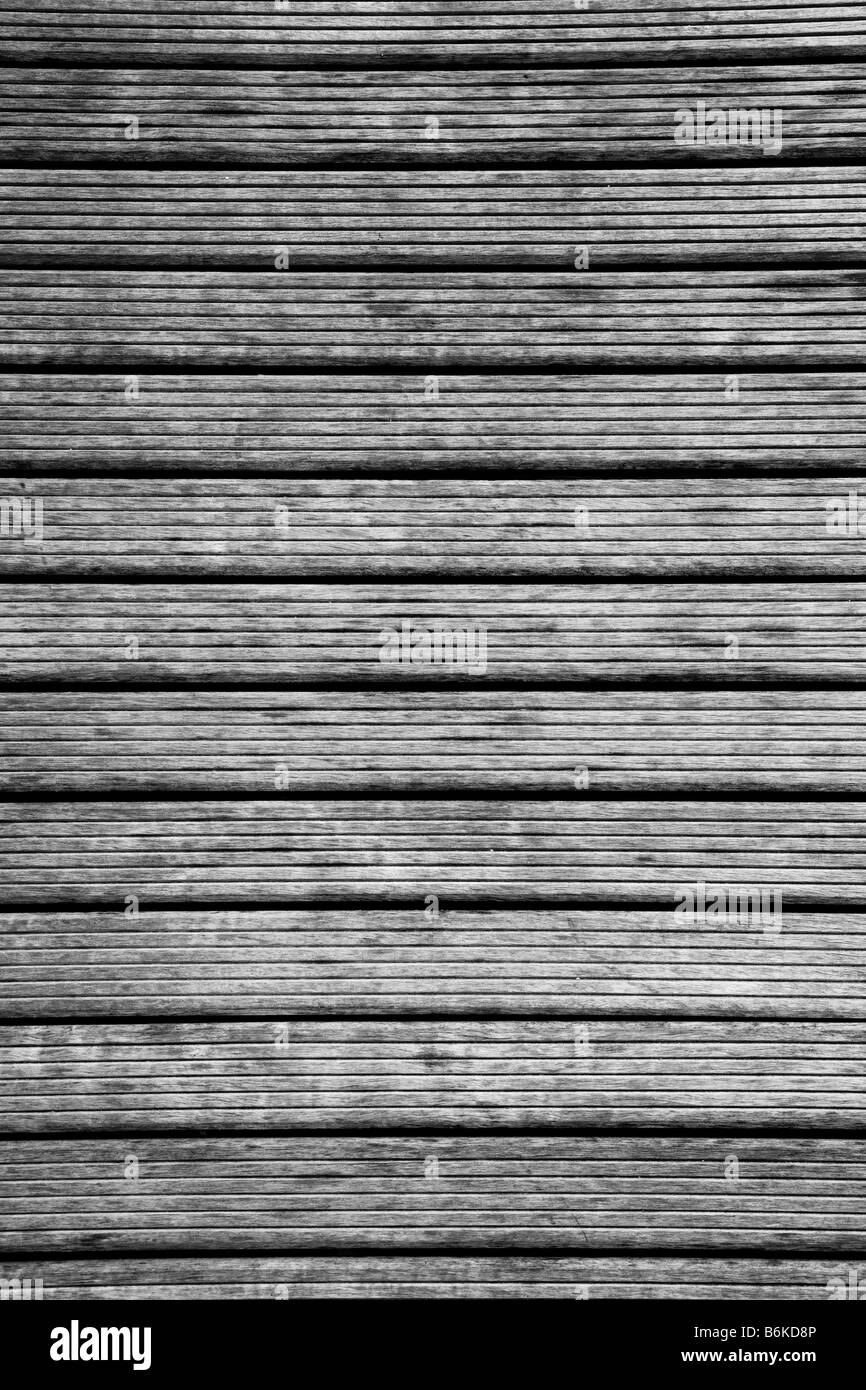 Close-up of wooden decking, France Stock Photo - Alamy