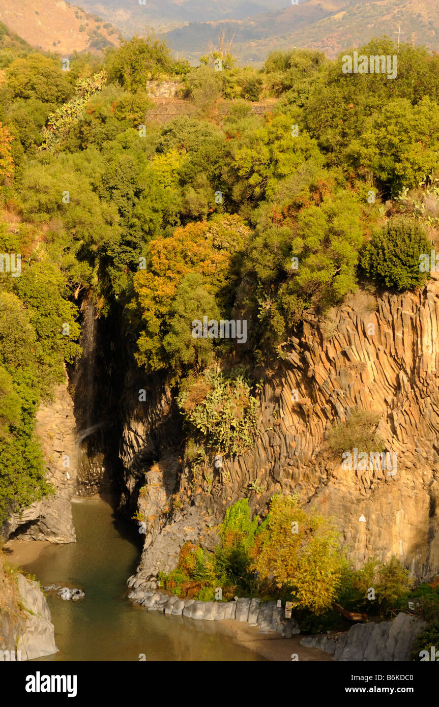 The Alcantara Gorge Sicily, Italy Stock Photo - Alamy