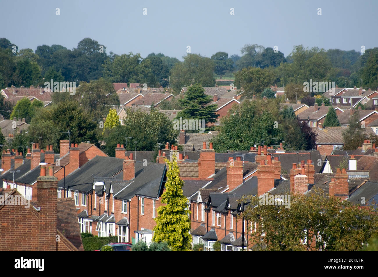 brick built house in village Stock Photo - Alamy