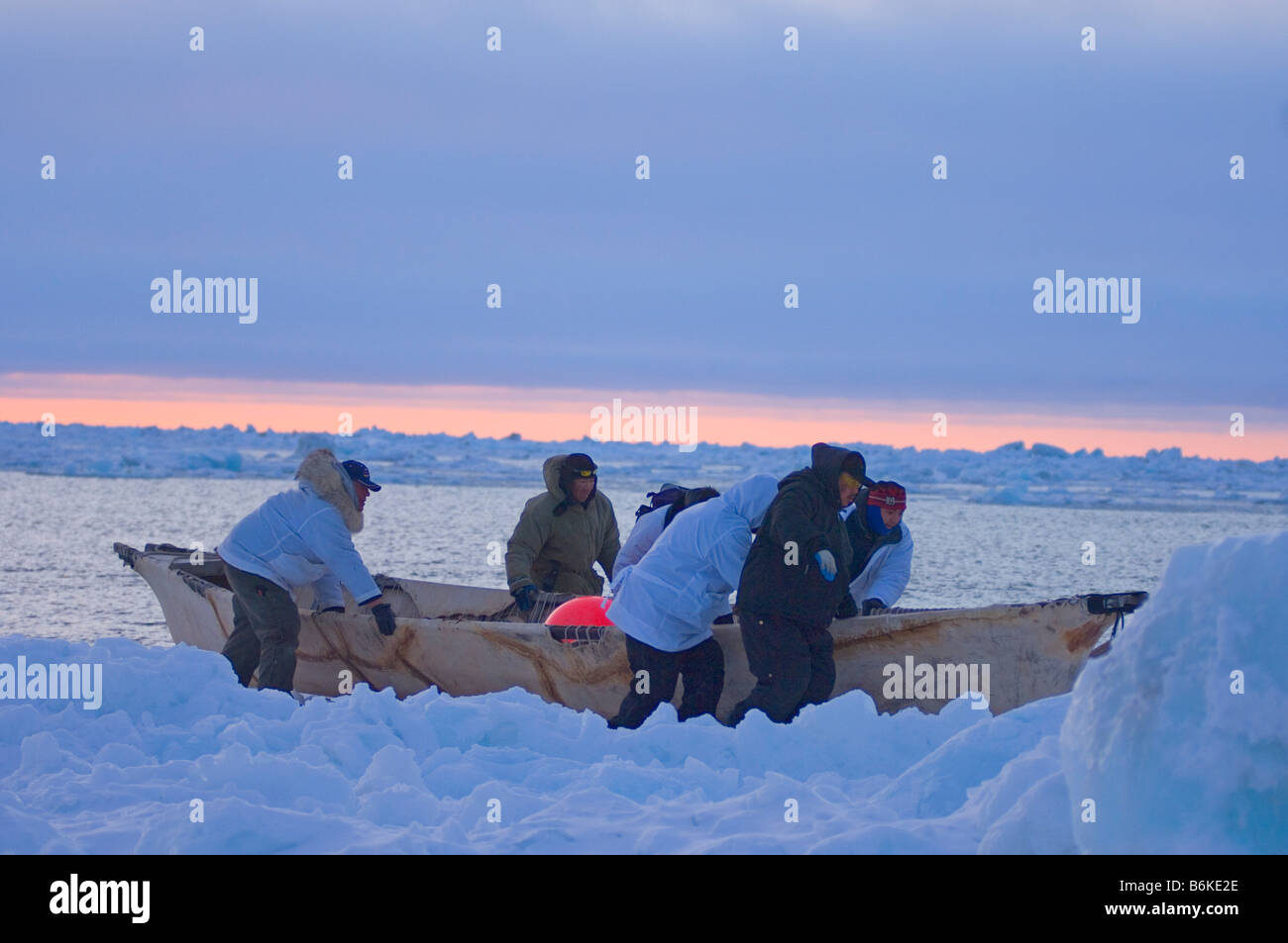 Chukchi man on a sled hi-res stock photography and images - Alamy